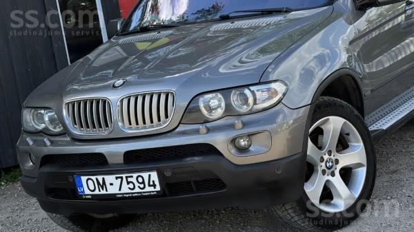 Grey BMW X5 2005 in Riga, with an engine capacity of 3.00 L and mileage of 310 thousand km for 4950 €, photo 4 on AUTOMOTO.COM.LV