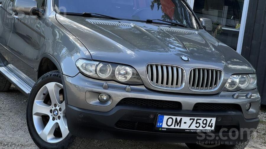 Pelēks BMW X5 2005 Rīga, ar dzinēja tilpumu 3.00 L un nobraukumu 310 tūkst. km par 4950 €, foto 7 vietnē AUTOMOTO.COM.LV