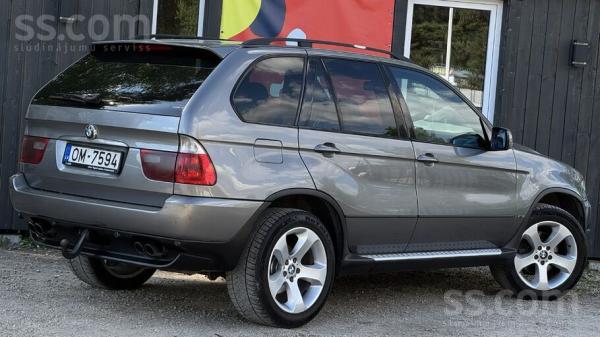 Grey BMW X5 2005 in Riga, with an engine capacity of 3.00 L and mileage of 310 thousand km for 4950 €, photo 8 on AUTOMOTO.COM.LV
