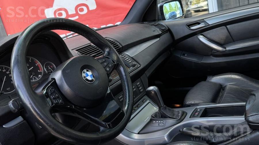 Pelēks BMW X5 2005 Rīga, ar dzinēja tilpumu 3.00 L un nobraukumu 310 tūkst. km par 4950 €, foto 13 vietnē AUTOMOTO.COM.LV