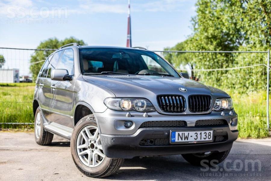 Pelēks BMW X5 2005 Rīga, ar dzinēja tilpumu 3.00 L un nobraukumu 364 tūkst. km par 4990 €, foto 3 vietnē AUTOMOTO.COM.LV