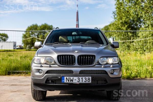 Pelēks BMW X5 2005 Rīga, ar dzinēja tilpumu 3.00 L un nobraukumu 364 tūkst. km par 4990 €, foto 3 vietnē AUTOMOTO.COM.LV