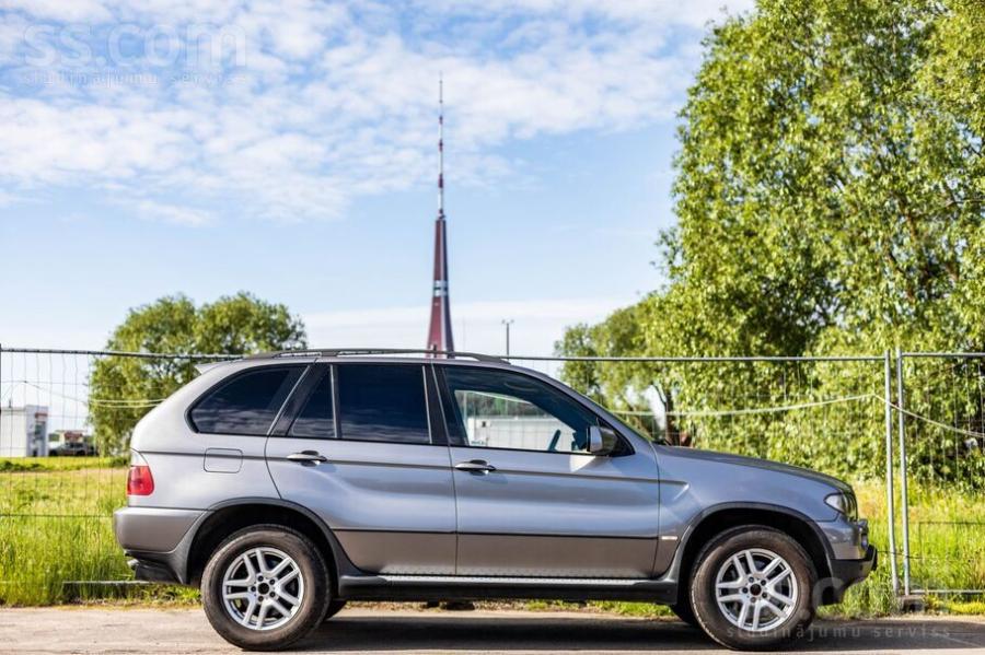 Pelēks BMW X5 2005 Rīga, ar dzinēja tilpumu 3.00 L un nobraukumu 364 tūkst. km par 4990 €, foto 6 vietnē AUTOMOTO.COM.LV