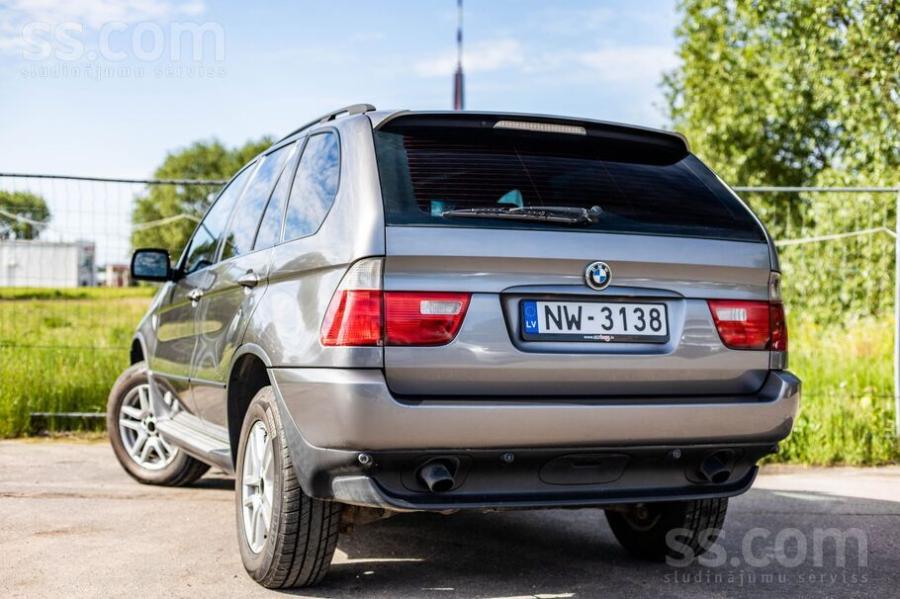Pelēks BMW X5 2005 Rīga, ar dzinēja tilpumu 3.00 L un nobraukumu 364 tūkst. km par 4990 €, foto 7 vietnē AUTOMOTO.COM.LV