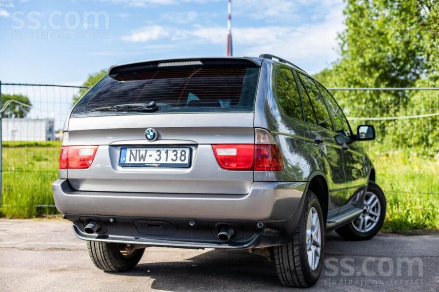Pelēks BMW X5 2005 Rīga, ar dzinēja tilpumu 3.00 L un nobraukumu 364 tūkst. km par 4990 €, foto 8 vietnē AUTOMOTO.COM.LV