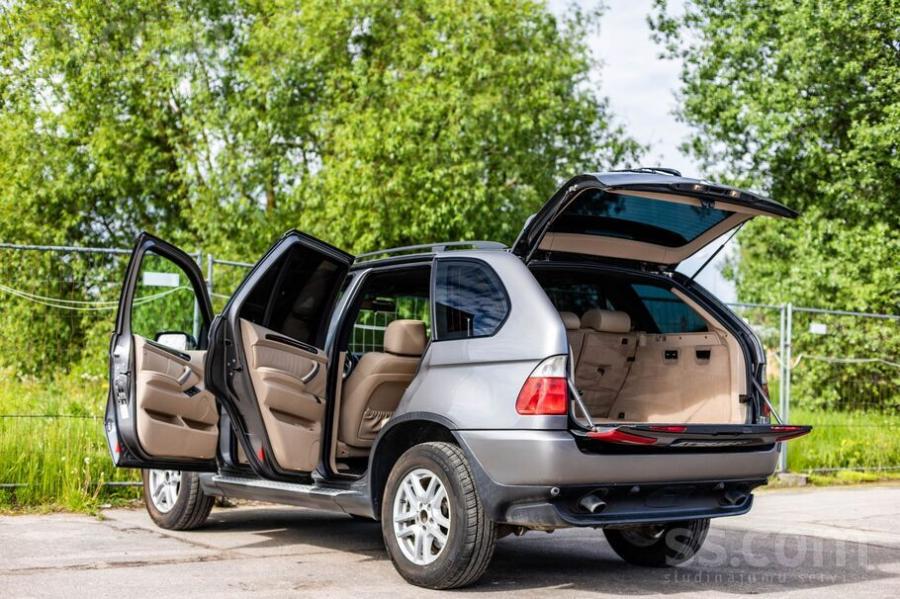 Pelēks BMW X5 2005 Rīga, ar dzinēja tilpumu 3.00 L un nobraukumu 364 tūkst. km par 4990 €, foto 10 vietnē AUTOMOTO.COM.LV