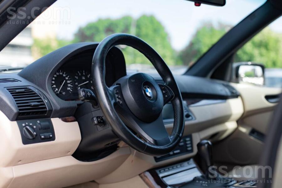Pelēks BMW X5 2005 Rīga, ar dzinēja tilpumu 3.00 L un nobraukumu 364 tūkst. km par 4990 €, foto 14 vietnē AUTOMOTO.COM.LV