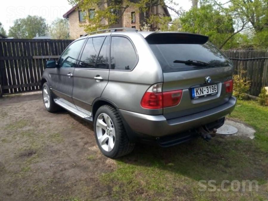 Grey BMW X5 2005 in Riga, with an engine capacity of 3.00 L and mileage of 296 thousand km for 7600 €, photo 3 on AUTOMOTO.COM.LV