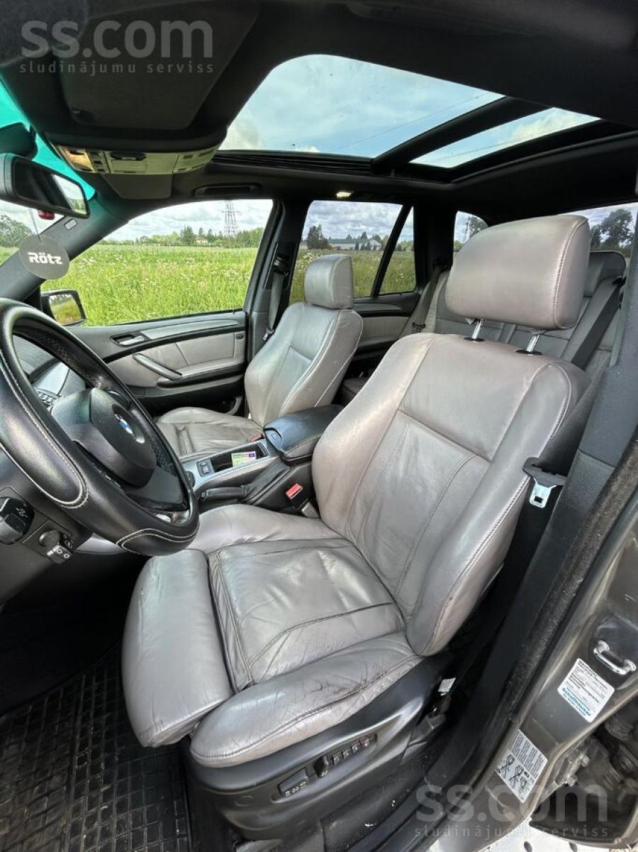 Pelēks BMW X5 2005 Rīga, ar dzinēja tilpumu 3.00 L un nobraukumu 503 tūkst. km par 2700 €, foto 15 vietnē AUTOMOTO.COM.LV