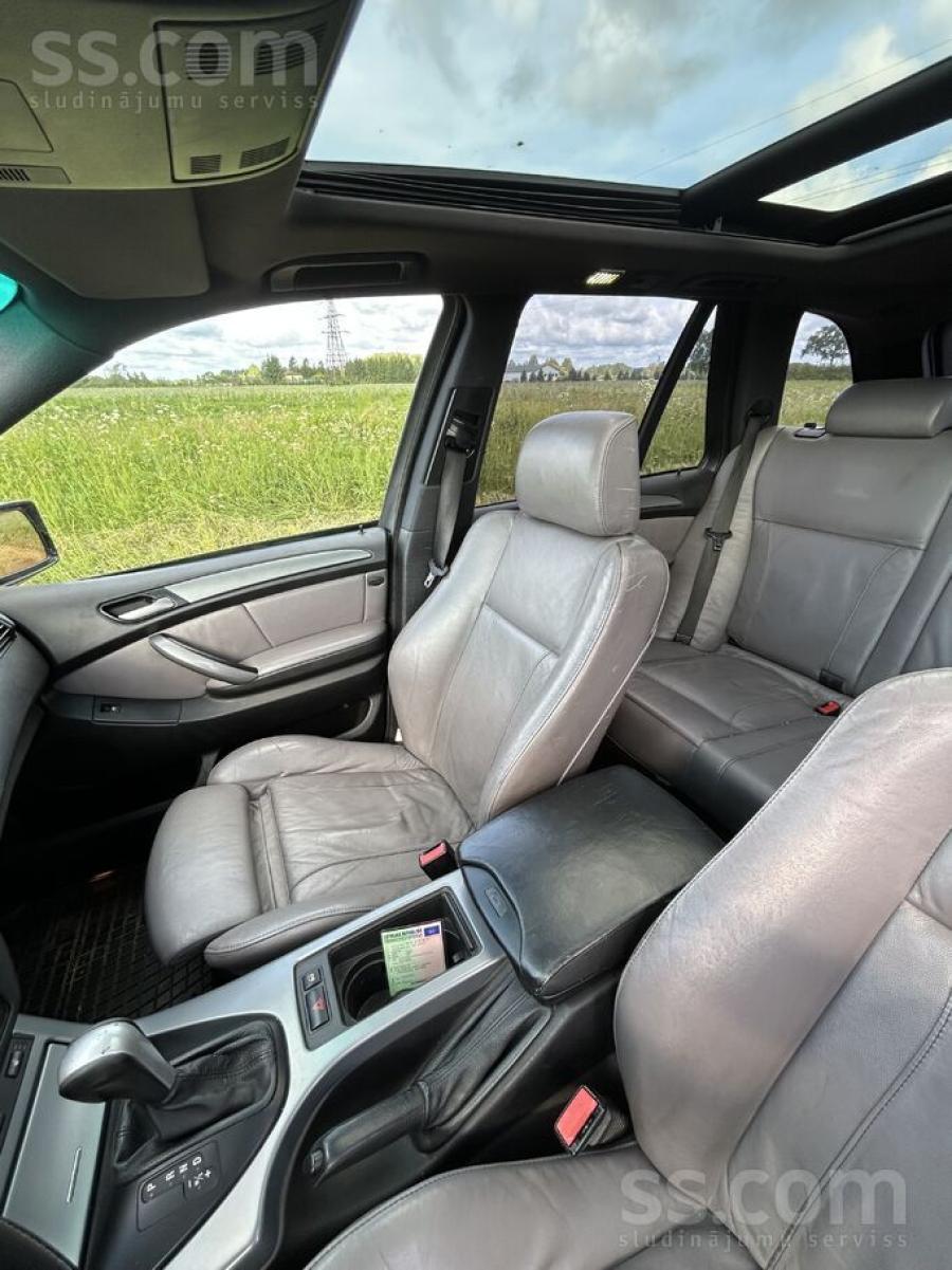 Pelēks BMW X5 2005 Rīga, ar dzinēja tilpumu 3.00 L un nobraukumu 503 tūkst. km par 2700 €, foto 17 vietnē AUTOMOTO.COM.LV