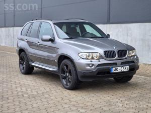 Pelēks BMW X5 2005 Rīga, ar dzinēja tilpumu 2.00 L un nobraukumu 350 tūkst. km par 4990 €, foto  vietnē AUTOMOTO.COM.LV