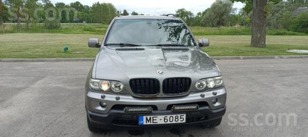 Grey BMW X5 2005 in Jelgava, with an engine capacity of 3.00 L and mileage of 476 thousand km for 3500 €, photo 2 on AUTOMOTO.COM.LV