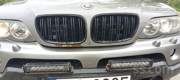 Grey BMW X5 2005 in Jelgava, with an engine capacity of 3.00 L and mileage of 476 thousand km for 3500 €, photo 6 on AUTOMOTO.COM.LV