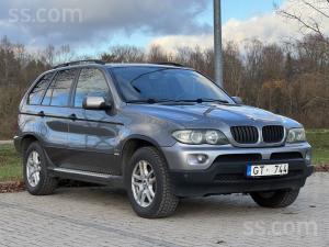 Grey BMW X5 2005 in Riga, with an engine capacity of 3.00 L and mileage of 426 thousand km for 5900 €, photo 4 on AUTOMOTO.COM.LV