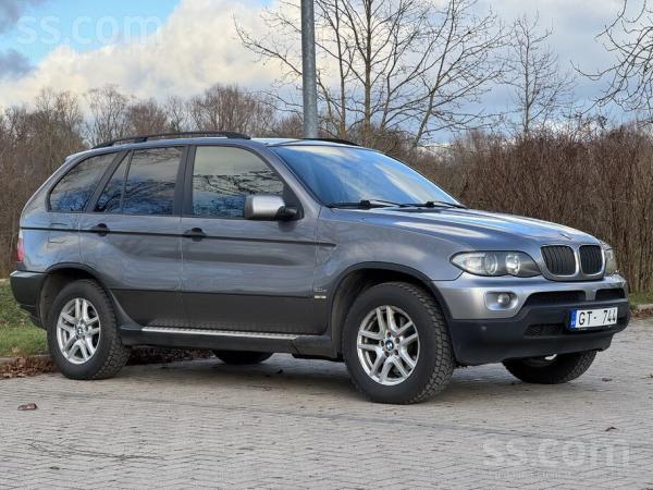 Grey BMW X5 2005 in Riga, with an engine capacity of 3.00 L and mileage of 426 thousand km for 5900 €, photo 4 on AUTOMOTO.COM.LV