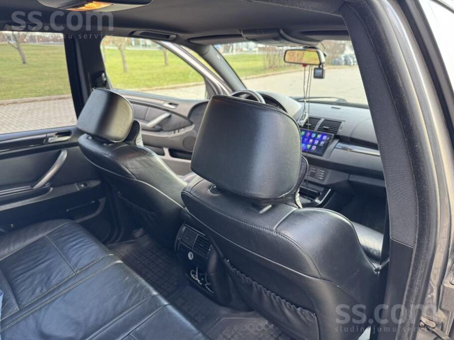 Grey BMW X5 2005 in Riga, with an engine capacity of 3.00 L and mileage of 426 thousand km for 5900 €, photo 17 on AUTOMOTO.COM.LV