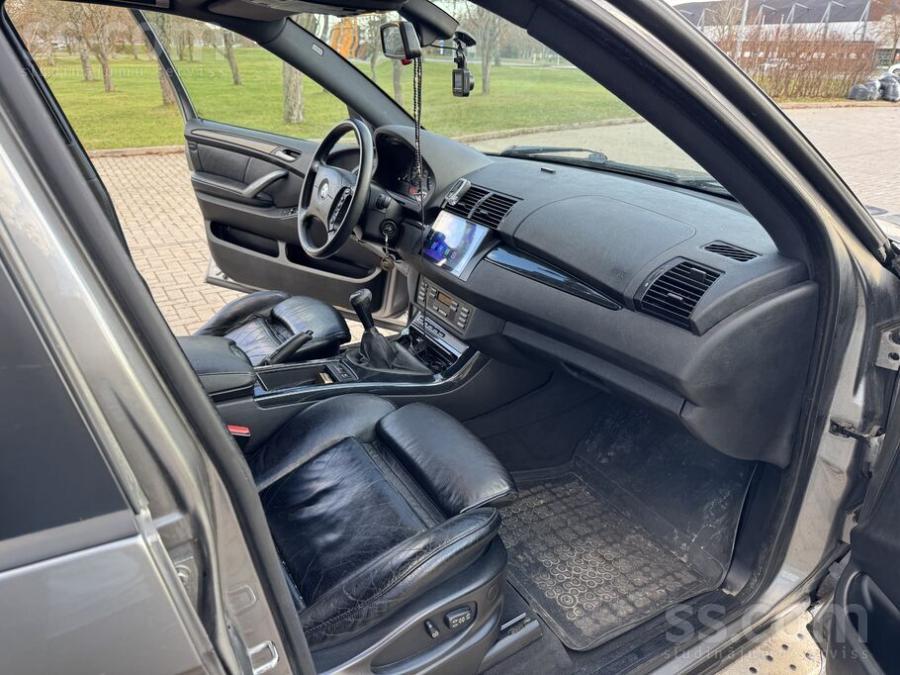 Grey BMW X5 2005 in Riga, with an engine capacity of 3.00 L and mileage of 426 thousand km for 5900 €, photo 18 on AUTOMOTO.COM.LV