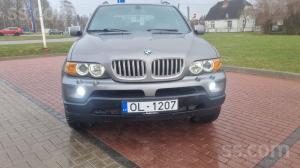 Grey BMW X5 2005 in Jelgava, with an engine capacity of 3.00 L and mileage of 317 thousand km for 2890 €, photo  on AUTOMOTO.COM.LV