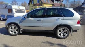 Grey BMW X5 2005 in Liepaja, with an engine capacity of 3.00 L and mileage of 262 thousand km for 5000 €, photo  on AUTOMOTO.COM.LV