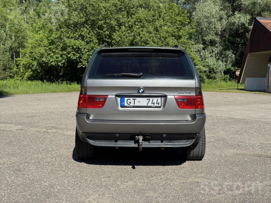 Pelēks BMW X5 2005 Rīga, ar dzinēja tilpumu 3.00 L un nobraukumu 429 tūkst. km par 5700 €, foto 3 vietnē AUTOMOTO.COM.LV