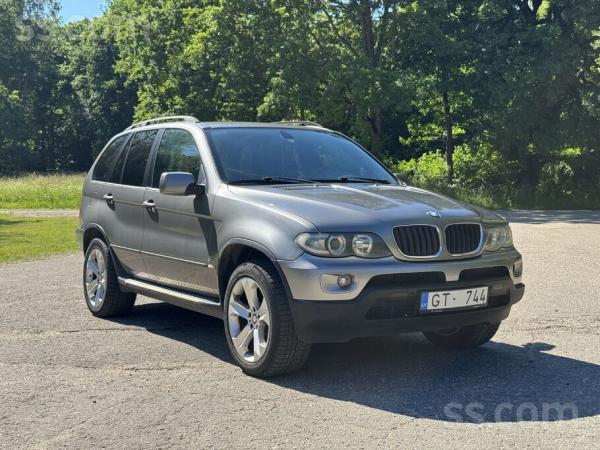 Grey BMW X5 2005 in Riga, with an engine capacity of 3.00 L and mileage of 429 thousand km for 5700 €, photo 5 on AUTOMOTO.COM.LV