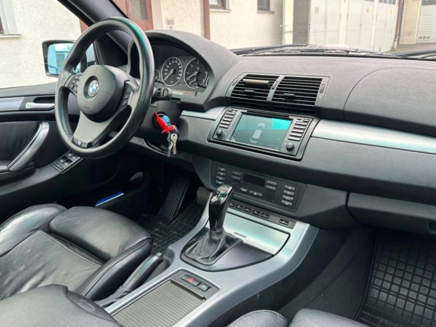 Grey BMW X5 2005 in Riga, with an engine capacity of 3.00 L and mileage of 395 thousand km for 6900 €, photo 14 on AUTOMOTO.COM.LV