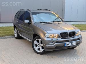 Grey BMW X5 2005 in Riga, with an engine capacity of 3.00 L and mileage of 363 thousand km for 4900 €, photo 4 on AUTOMOTO.COM.LV
