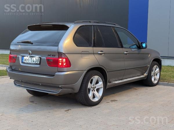 Grey BMW X5 2005 in Riga, with an engine capacity of 3.00 L and mileage of 363 thousand km for 4900 €, photo 4 on AUTOMOTO.COM.LV