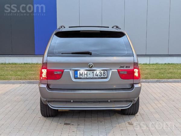 Grey BMW X5 2005 in Riga, with an engine capacity of 3.00 L and mileage of 363 thousand km for 4900 €, photo 5 on AUTOMOTO.COM.LV