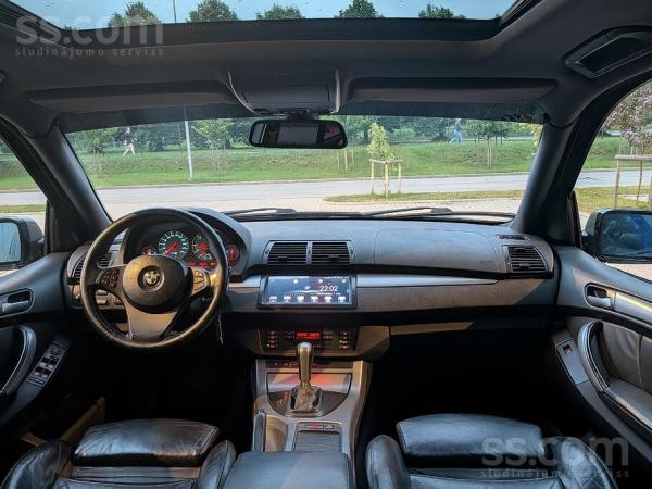 Grey BMW X5 2005 in Riga, with an engine capacity of 3.00 L and mileage of 363 thousand km for 4900 €, photo 10 on AUTOMOTO.COM.LV
