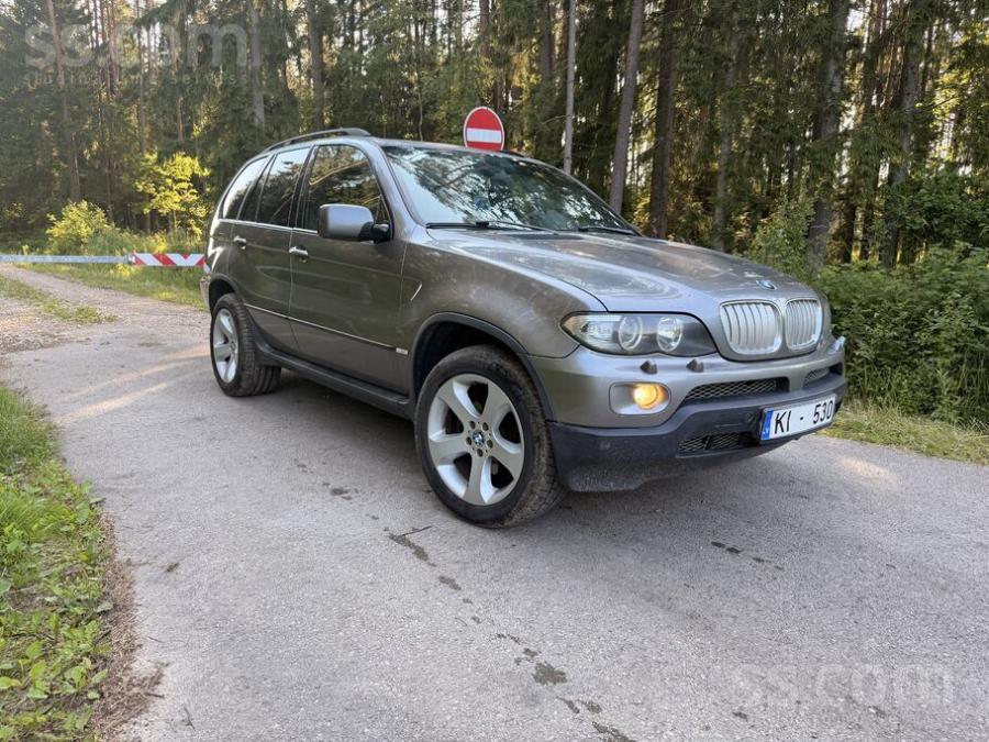 Pelēks BMW X5 2005 Jelgava, ar dzinēja tilpumu 3.00 L un nobraukumu 331 tūkst. km par 4750 €, foto 4 vietnē AUTOMOTO.COM.LV