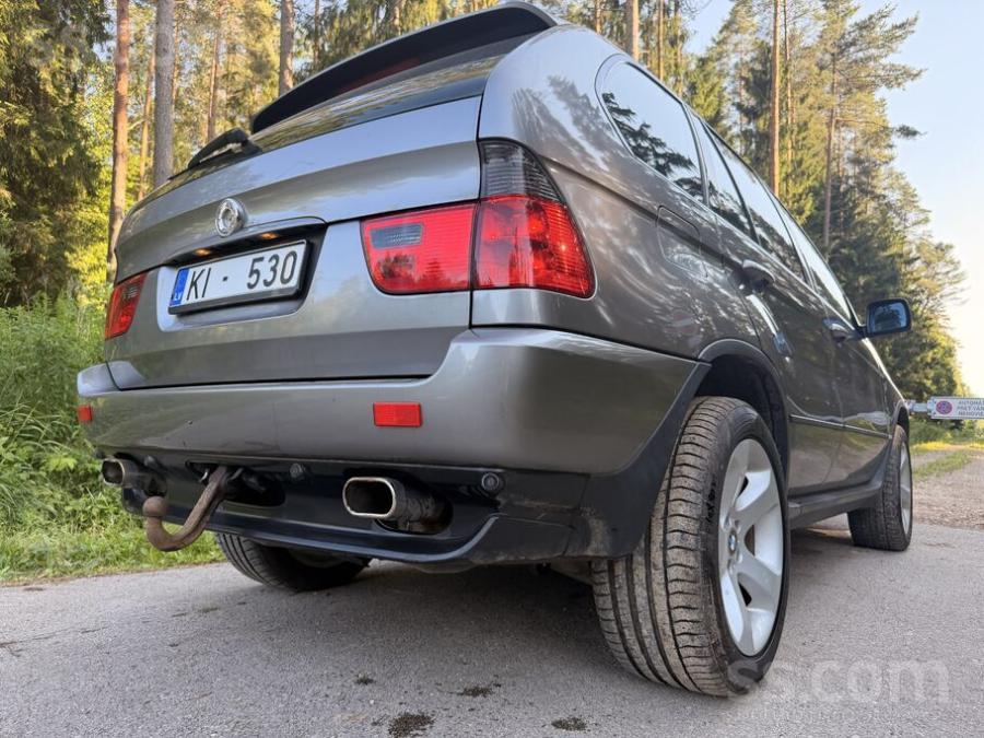 Pelēks BMW X5 2005 Jelgava, ar dzinēja tilpumu 3.00 L un nobraukumu 331 tūkst. km par 4750 €, foto 6 vietnē AUTOMOTO.COM.LV