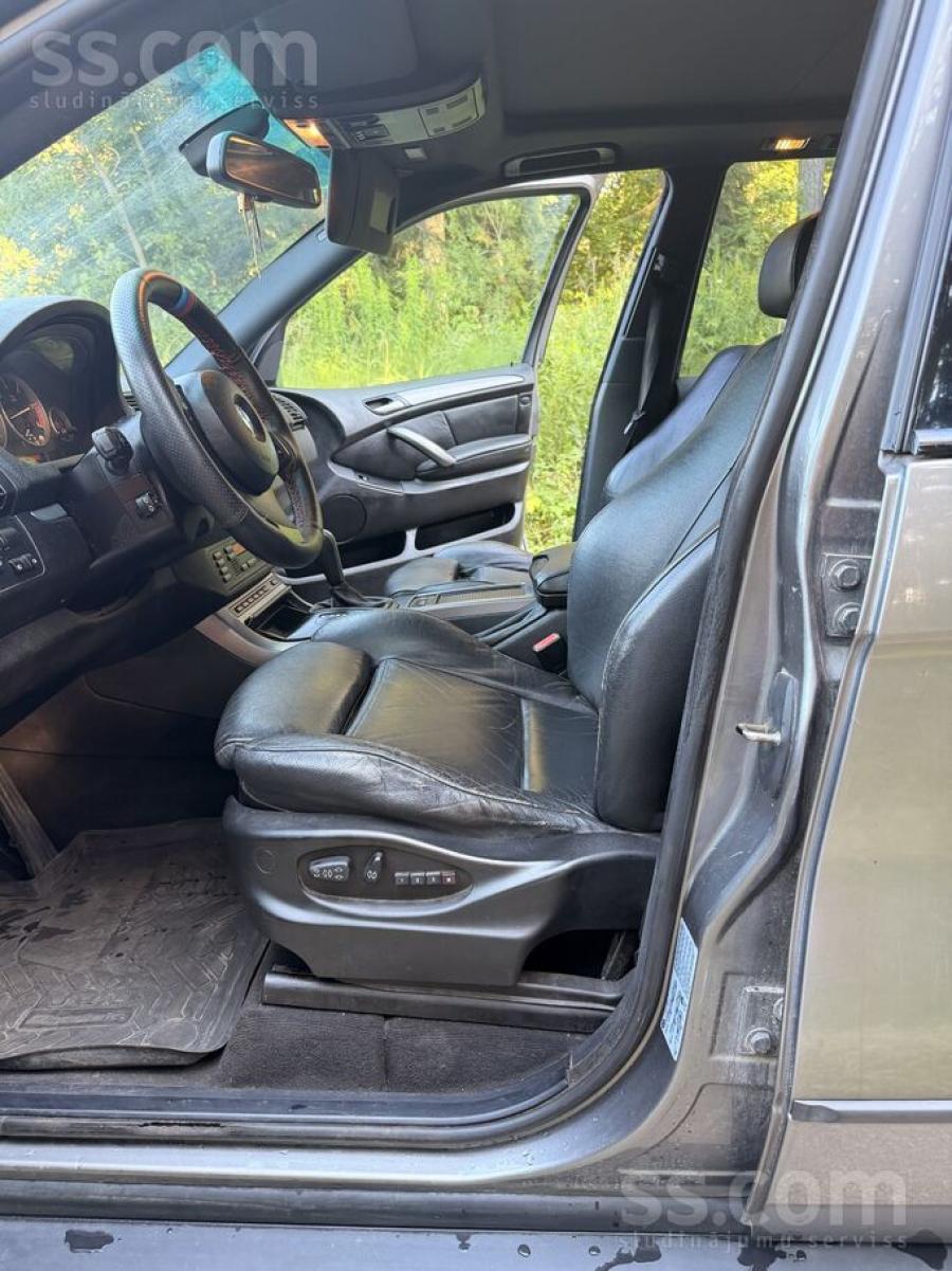 Pelēks BMW X5 2005 Jelgava, ar dzinēja tilpumu 3.00 L un nobraukumu 331 tūkst. km par 4750 €, foto 13 vietnē AUTOMOTO.COM.LV