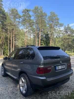 Pelēks BMW X5 2005 Liepāja, ar dzinēja tilpumu 3.00 L un nobraukumu 450 tūkst. km par 3950 €, foto 5 vietnē AUTOMOTO.COM.LV