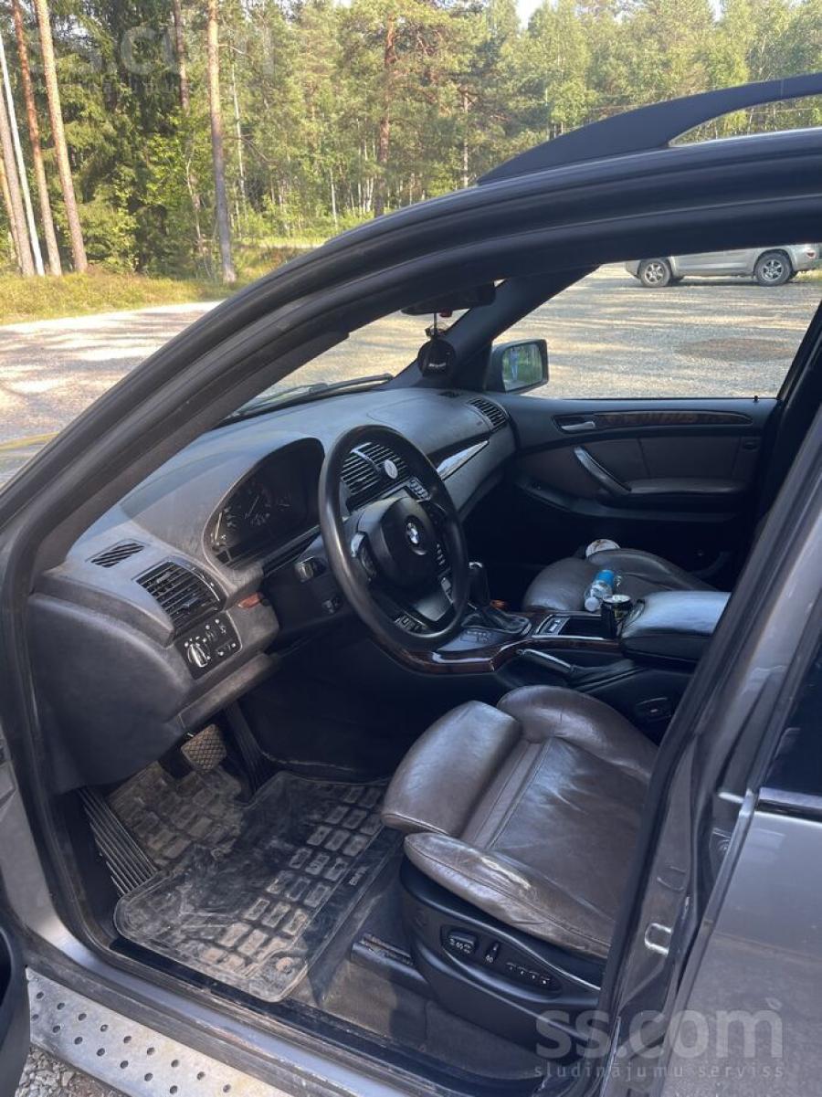 Pelēks BMW X5 2005 Liepāja, ar dzinēja tilpumu 3.00 L un nobraukumu 450 tūkst. km par 3950 €, foto 7 vietnē AUTOMOTO.COM.LV
