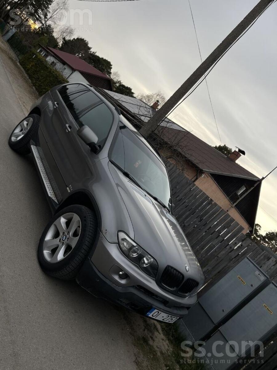 Pelēks BMW X5 2005 Liepāja, ar dzinēja tilpumu 3.00 L un nobraukumu 450 tūkst. km par 3950 €, foto 10 vietnē AUTOMOTO.COM.LV
