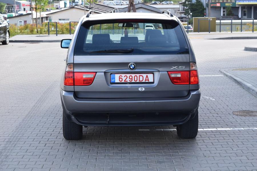 Grey BMW X5 2005 in Vilnius, with an engine capacity of 3.00 L and mileage of 294 thousand km for 4750 €, photo 6 on AUTOMOTO.COM.LV