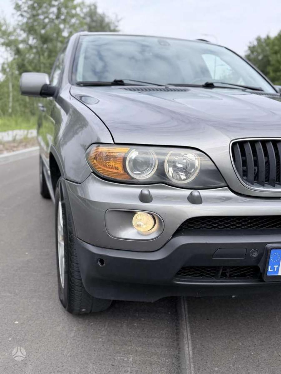 Pelēks BMW X5 2005 Viļņa, ar dzinēja tilpumu 2.98 L un nobraukumu 350 tūkst. km par 4400 €, foto 12 vietnē AUTOMOTO.COM.LV