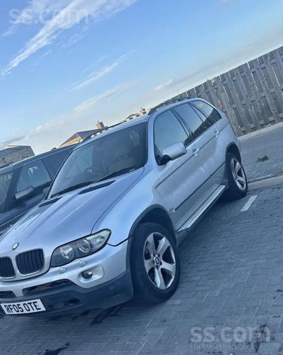 Pelēks BMW X5 2005 Rīga, ar dzinēja tilpumu 3.00 L un nobraukumu 167 tūkst. km par 2300 €, foto 1 vietnē AUTOMOTO.COM.LV