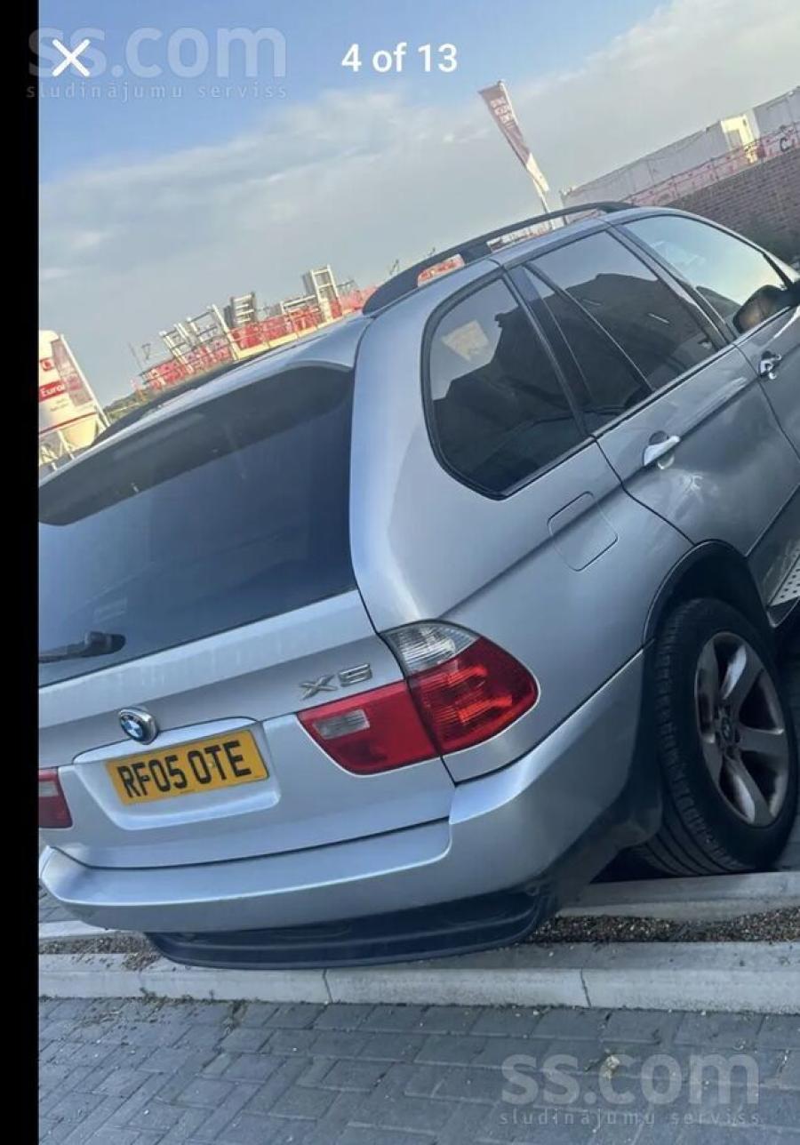 Pelēks BMW X5 2005 Rīga, ar dzinēja tilpumu 3.00 L un nobraukumu 167 tūkst. km par 2300 €, foto 4 vietnē AUTOMOTO.COM.LV