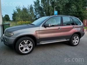 Grey BMW X5 2005 in Riga, with an engine capacity of 3.00 L and mileage of 442 thousand km for 3250 €, photo  on AUTOMOTO.COM.LV