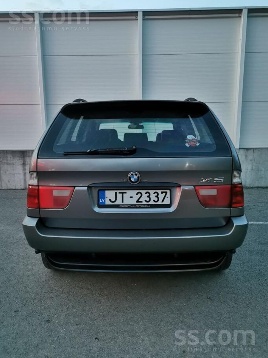 Grey BMW X5 2005 in Riga, with an engine capacity of 3.00 L and mileage of 442 thousand km for 3250 €, photo 4 on AUTOMOTO.COM.LV