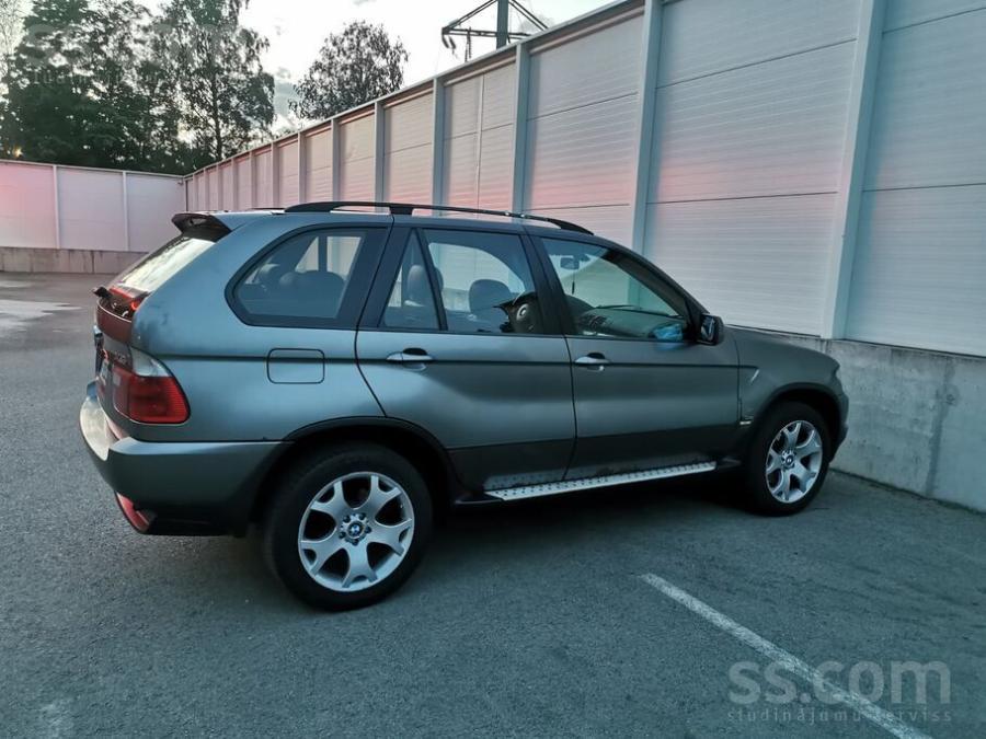 Grey BMW X5 2005 in Riga, with an engine capacity of 3.00 L and mileage of 442 thousand km for 3250 €, photo 6 on AUTOMOTO.COM.LV