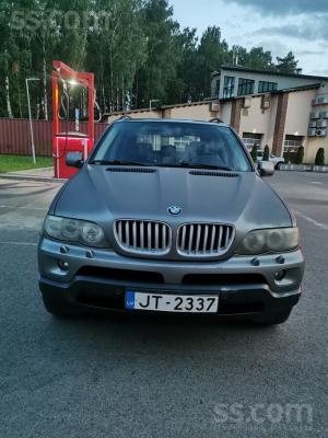 Grey BMW X5 2005 in Riga, with an engine capacity of 3.00 L and mileage of 442 thousand km for 3250 €, photo 8 on AUTOMOTO.COM.LV