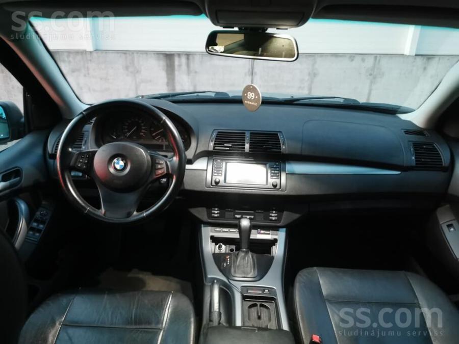 Grey BMW X5 2005 in Riga, with an engine capacity of 3.00 L and mileage of 442 thousand km for 3250 €, photo 15 on AUTOMOTO.COM.LV