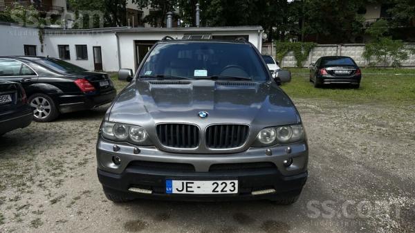 Pelēks BMW X5 2005 Rīga, ar dzinēja tilpumu 3.00 L un nobraukumu 330 tūkst. km par 4400 €, foto 2 vietnē AUTOMOTO.COM.LV
