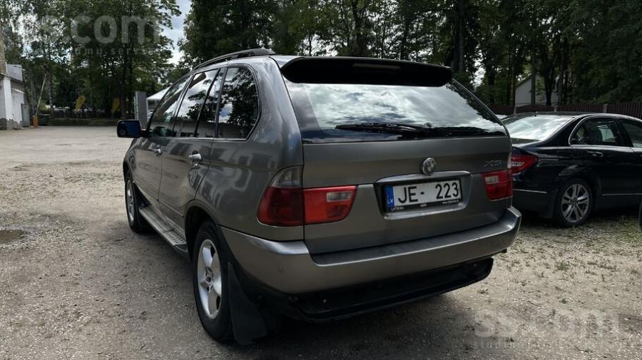 Pelēks BMW X5 2005 Rīga, ar dzinēja tilpumu 3.00 L un nobraukumu 330 tūkst. km par 4400 €, foto 4 vietnē AUTOMOTO.COM.LV