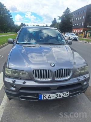 Grey BMW X5 2005 in Riga, with an engine capacity of 3.00 L and mileage of 426 thousand km for 2900 €, photo 4 on AUTOMOTO.COM.LV
