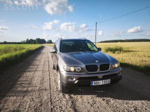 Grey BMW X5 2005 in Aizkraukle, with an engine capacity of 3.00 L and mileage of 292 thousand km for 4950 €, photo  on AUTOMOTO.COM.LV