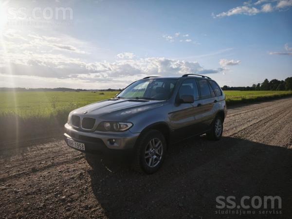 Pelēks BMW X5 2005 Aizkraukle, ar dzinēja tilpumu 3.00 L un nobraukumu 292 tūkst. km par 4950 €, foto 6 vietnē AUTOMOTO.COM.LV